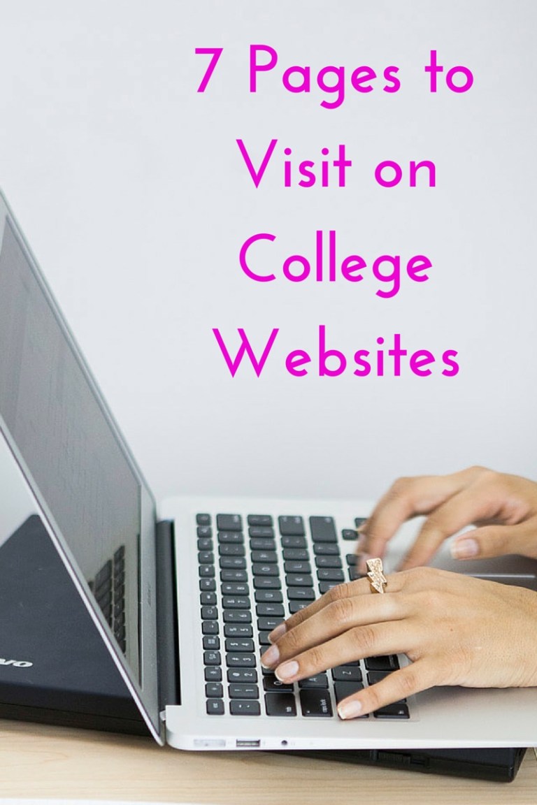 7 pages to visit on college websites | JLV College Counseling