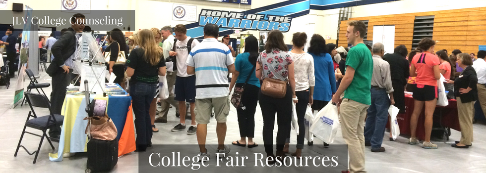 College Fairs | JLV College Counseling