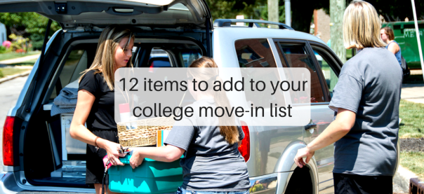 12 items to add to your college move-in list | JLV College Counseling