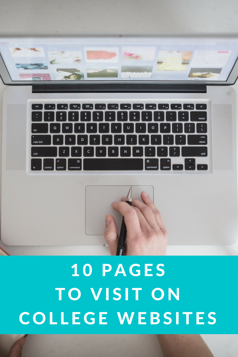 10 Pages to Visit on College Websites | JLV College Counseling