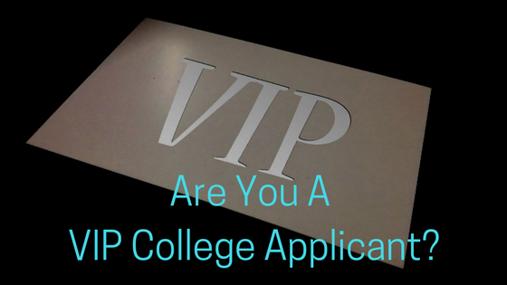 Are You a VIP College Applicant? | JLV College Counseling