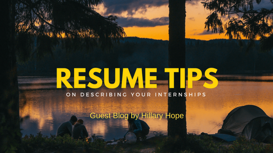 The Best Ways to Describe Your Internship On Your Resume | JLV College ...