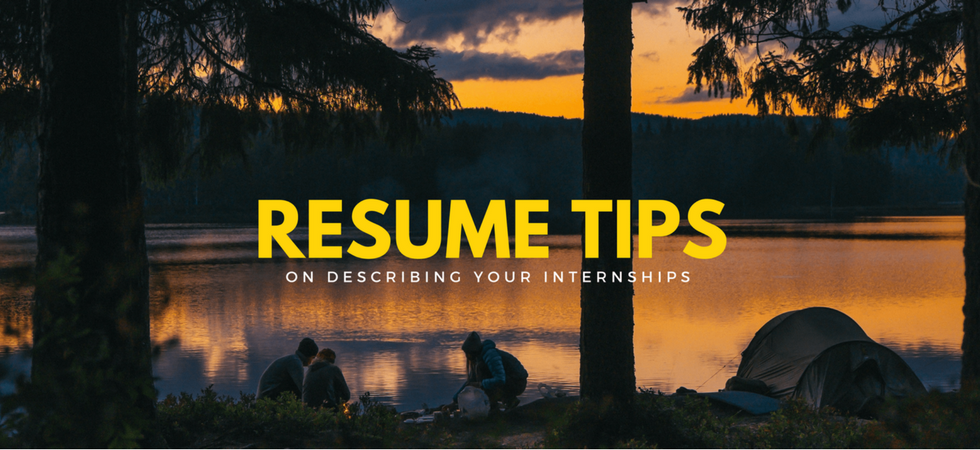 The Best Ways to Describe Your Internship On Your Resume | JLV College ...